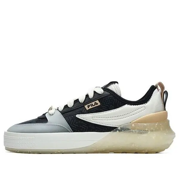 FILA Low Top Lace-up Sneakers - Black