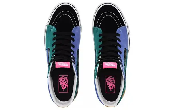 VANS Sk8-hi "mix & Match" High Top Sneakers - Black/green
