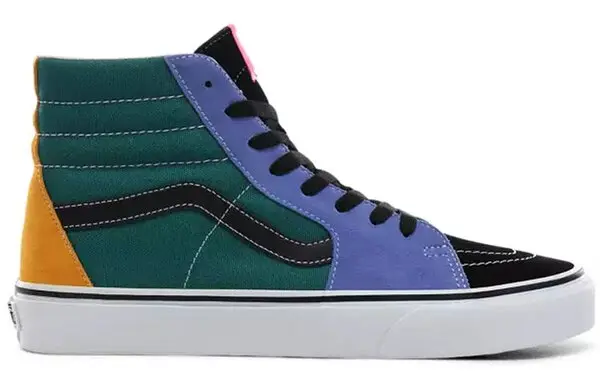 VANS Sk8-hi "mix & Match" High Top Sneakers - Black/green