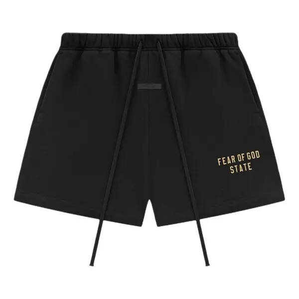 Fear Of God Fleece Soccer Short - Black