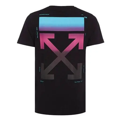 Off-White Gradient Arrows Short Sleeve T-shirt - Black