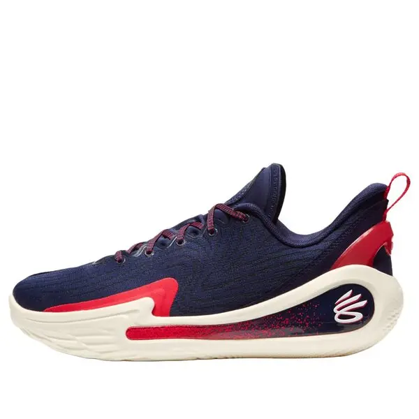 Under Armour Curry 12 "podium Blue" Sneakers - Midnight Navy/white/red