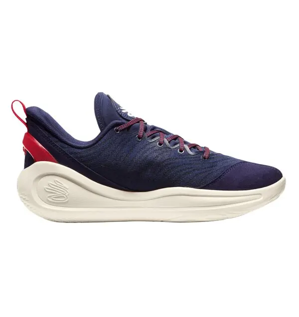 Under Armour Curry 12 "podium Blue" Sneakers - Midnight Navy/white/red