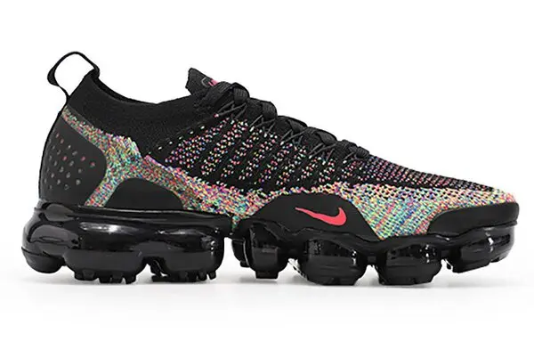 Nike Vapormax Flyknit 2 Athletic Sneakers - Black/multi Color