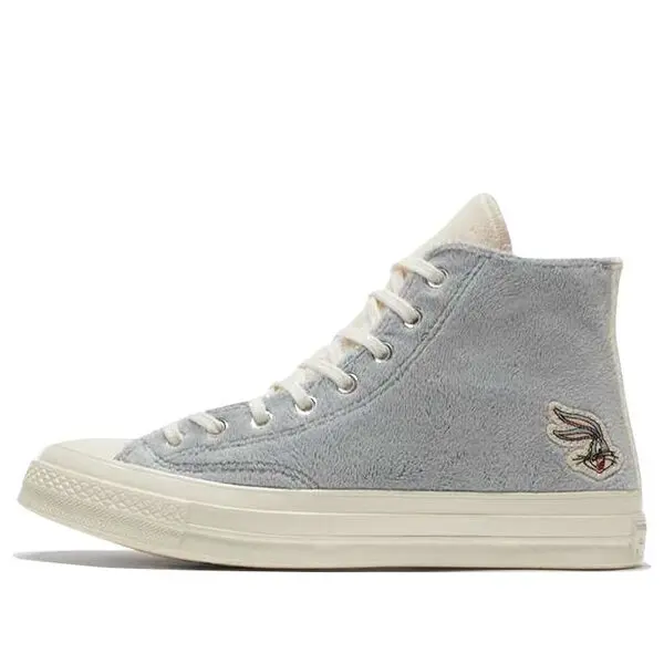 CONVERSE Chuck 70 High Top Faux Fur Sneakers - Grey