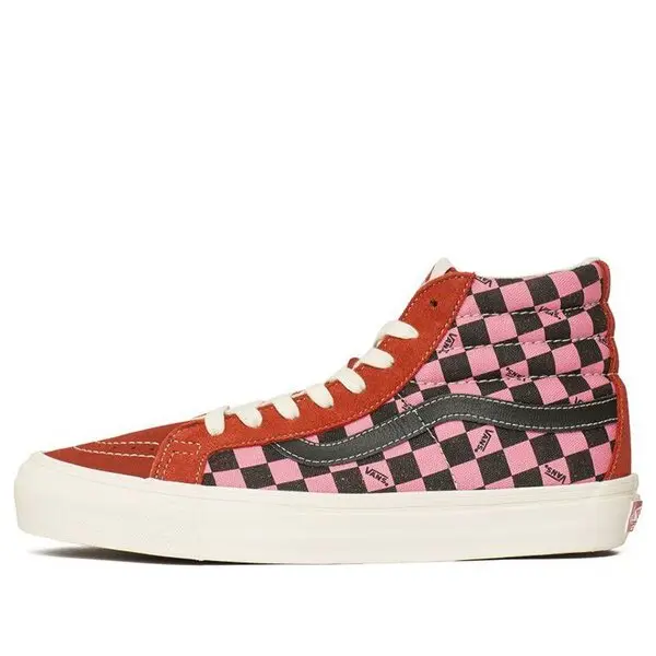 VANS Sk8-hi Lx 'bossa Nova' High Top Sneakers - Red