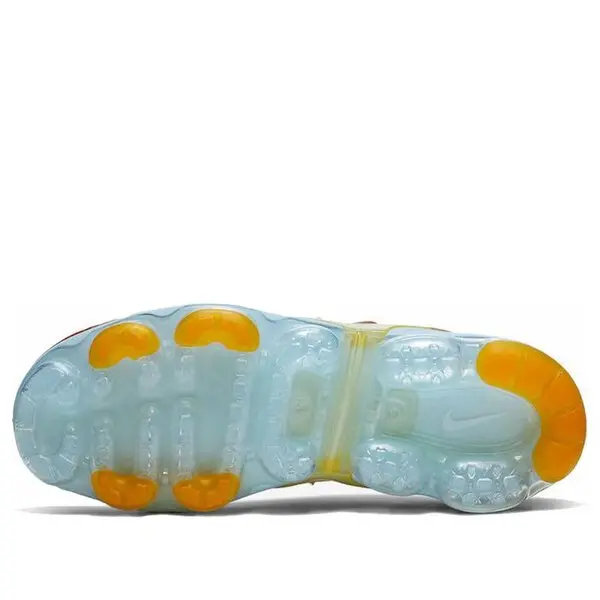 Nike Vapormax Plus "orange Dip Dye" Sneakers - White/orange