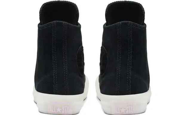 CONVERSE Chuck Taylor All Star Suede High Top Sneakers - Black/white