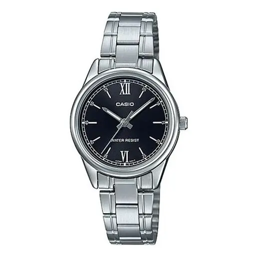 Casio Quartz Analog Watch With Water Resistance - Silverblack
