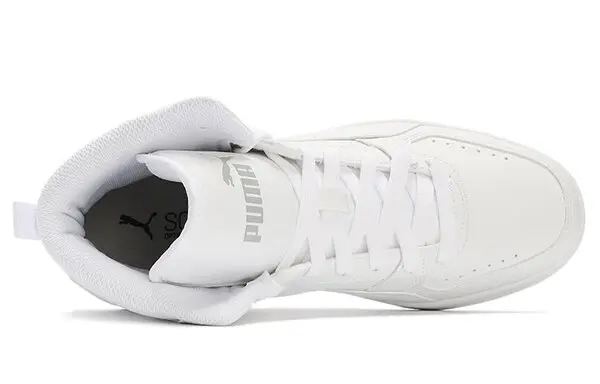 PUMA Rebound Joy High Top Sneakers - White/gray