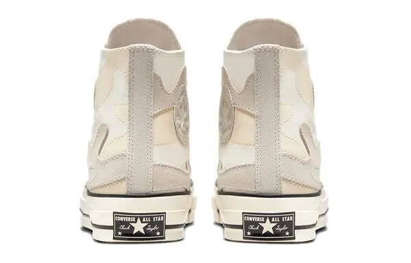 CONVERSE Chuck 70 Hi "egret Camo" Sneakers - Light Yellow