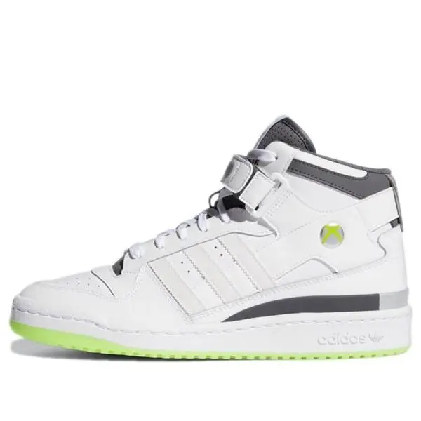 Adidas X Xbox 360 Forum Mid 20th Anniversary Sneakers - White/grey