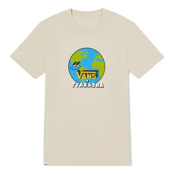 VANS X Tyakasna Earth Graphic T-shirt - Beige/multi-color