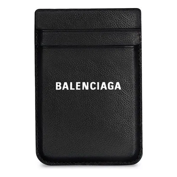 Balenciaga Cash Magnet Card Holder - Black