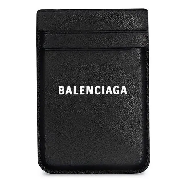 Balenciaga Cash Magnet Card Holder - Black