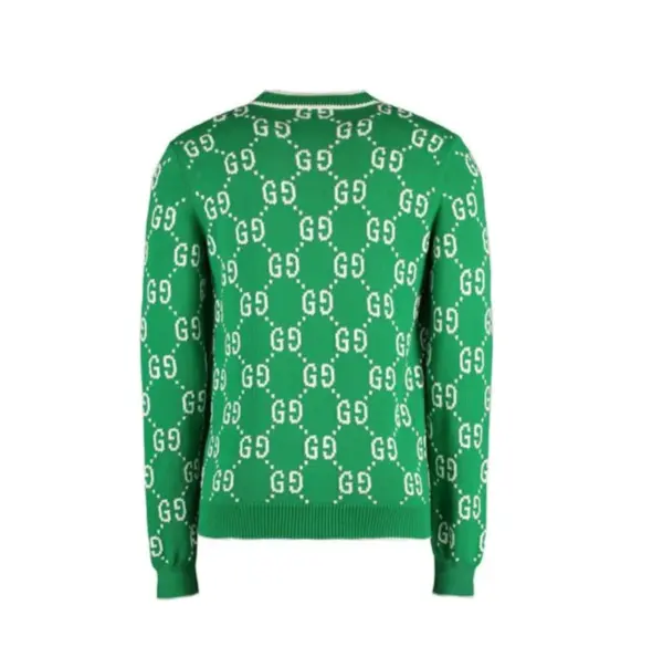 Gucci Jumbo Gg Jacquard Cardigan