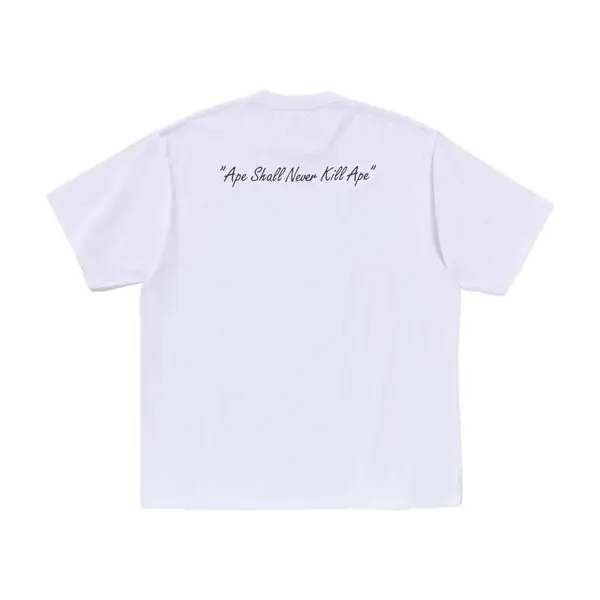 A BATHING APE Pixel Comic Ape Head Relaxed Fit Tee - White