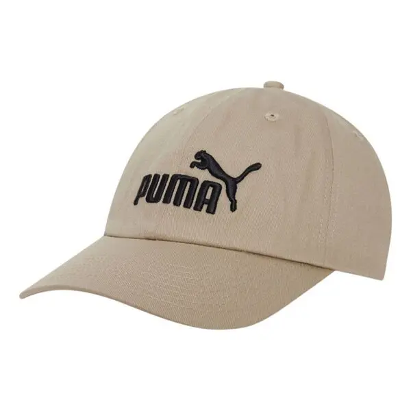 PUMA Ess Cap Embroidered Logo Baseball Cap - Khaki