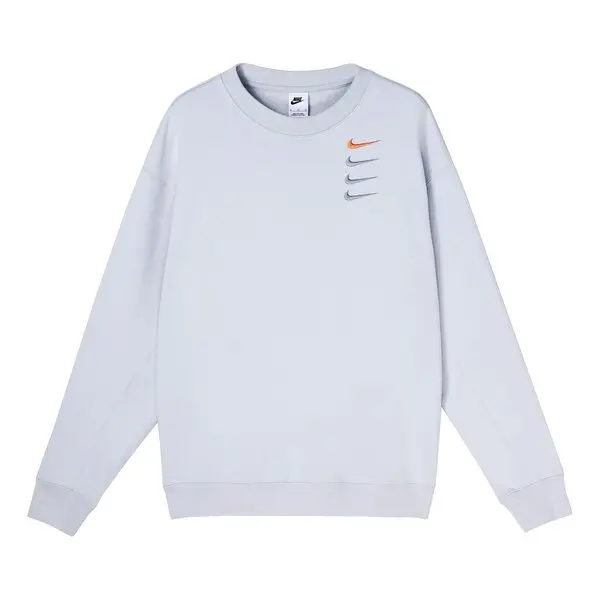Nike French Terry Pullover With Embroidered Swooshes - Default Color