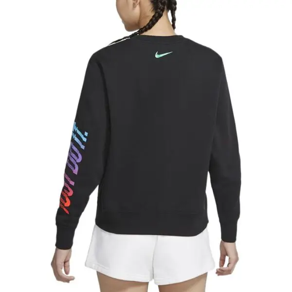 Nike Logo Fleece Crew Sweatshirt - Black/multi-color