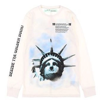 Off-White Statue Of Liberty Long Sleeve Shirt - Black/white/blue
