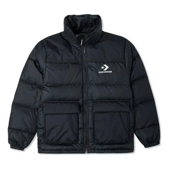 CONVERSE Star Chevron Puffer Jacket - Black