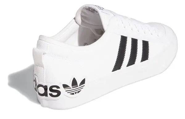 Adidas Nizza Low Top Sneakers - White/black
