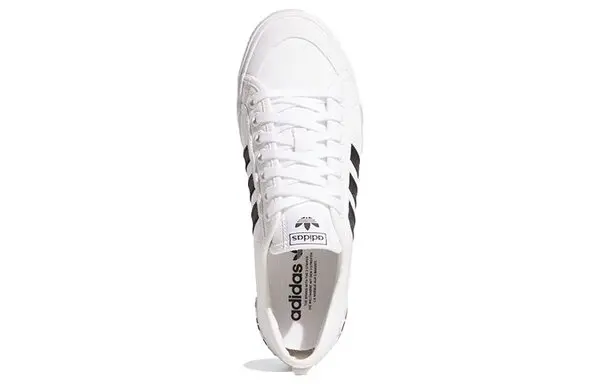 Adidas Nizza Low Top Sneakers - White/black