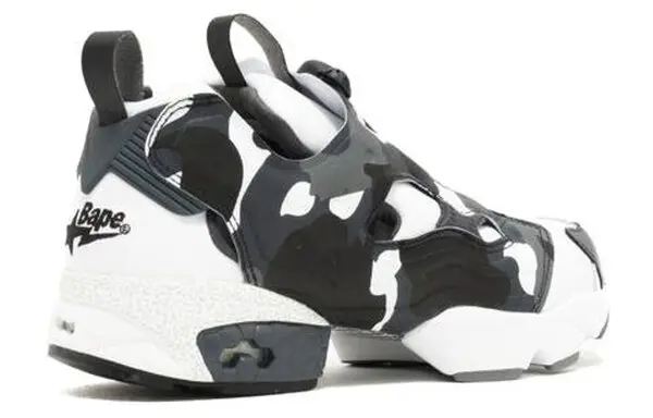 REEBOK X A Bathing Ape X Mita Instapump Fury Sneakers - White