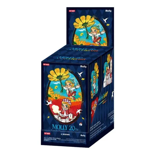 POP MART Molly 20th Anniversary Series Action Figure Sealed Case