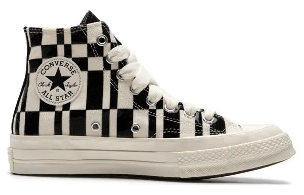 CONVERSE Chuck 70 Vintage Canvas Hi-top Sneakers - Black/beige