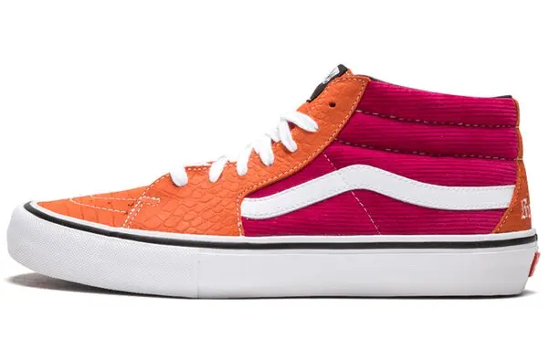 VANS Supreme X Sk8 Mid Pro 'corduroy Croc