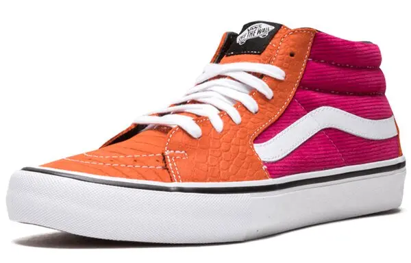 VANS Supreme X Sk8 Mid Pro 'corduroy Croc