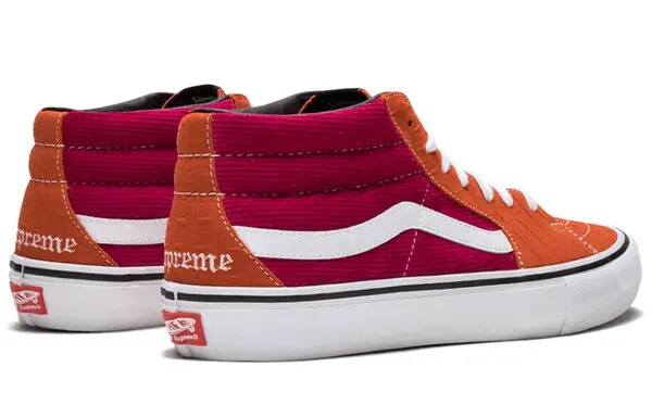 VANS Supreme X Sk8 Mid Pro 'corduroy Croc