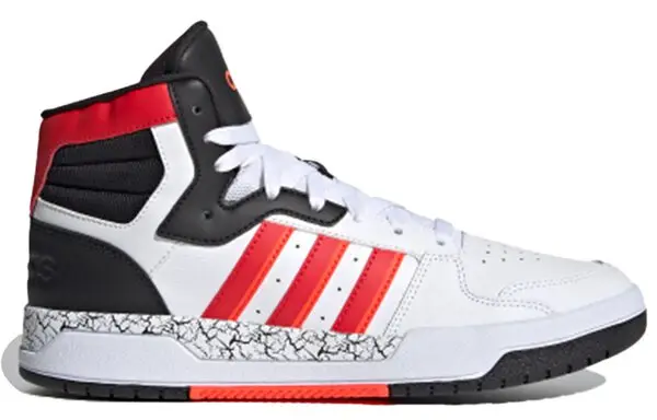 Adidas Entrap Mid Sneakers - White/black/red