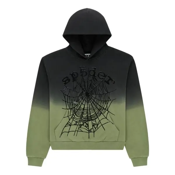 SP5DER Og Web Ombre Hoodie - Black