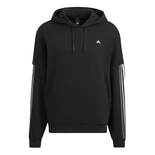 Adidas Hoodie With Signature Stripes