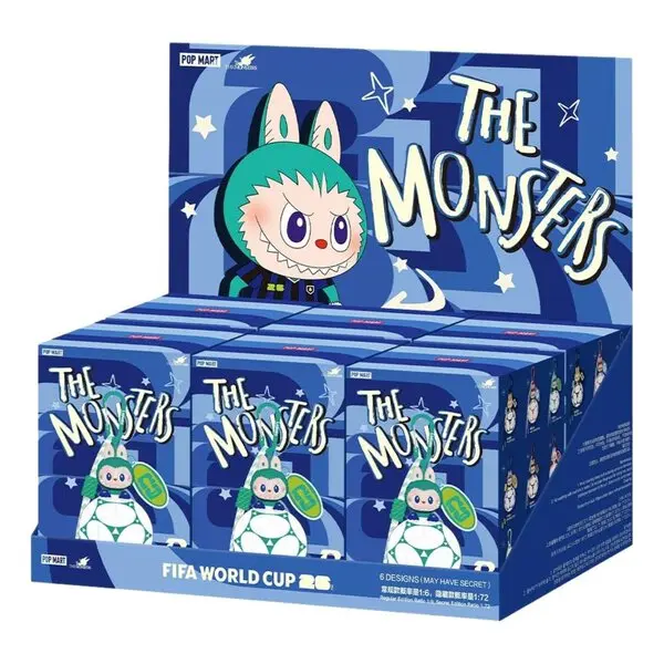 POP MART The Monsters × Fifa Series Football Shaped Mini Bag Blind Case