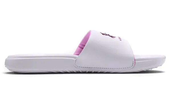 Under Armour Ansa Slides - White/pink