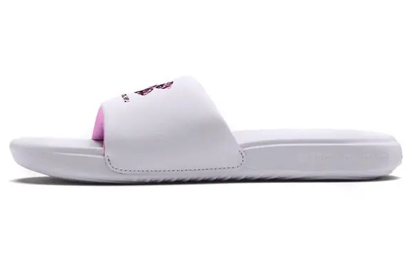 Under Armour Ansa Slides - White/pink