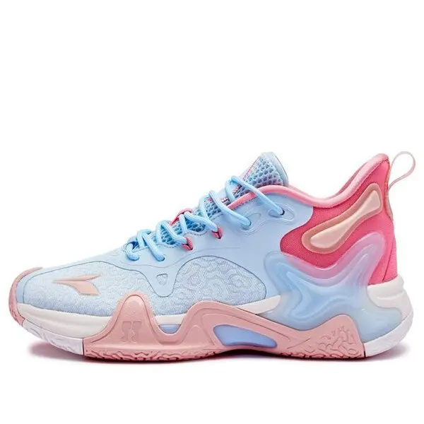 361 DEGREES Athletic Sneakers - Blue/pink/white