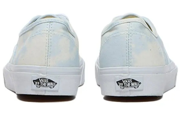 VANS Authentic Bleach Wash Sneakers - Blue/white