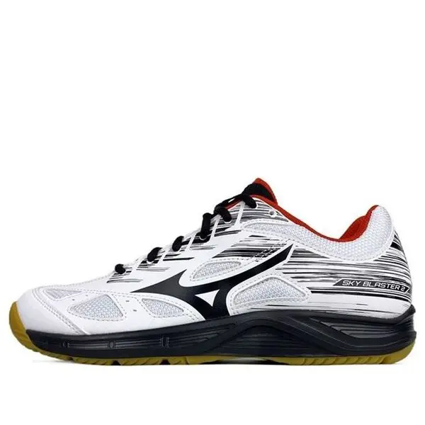 Mizuno Sky Blaster 2 Athletic Sneakers - White/black/red