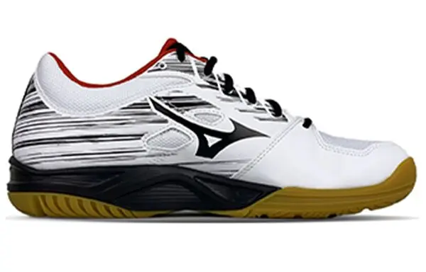 Mizuno Sky Blaster 2 Athletic Sneakers - White/black/red