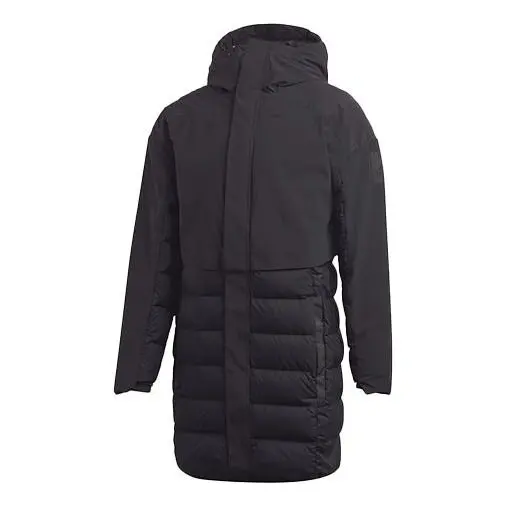 Adidas Down Hooded Jacket - Black