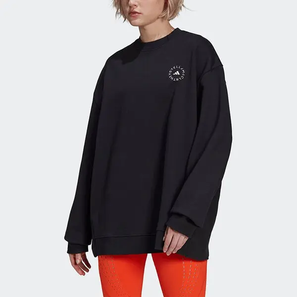 Adidas Round Neck Long Sleeve Pullover - Black