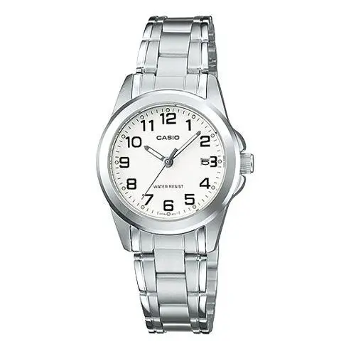 Casio Classichands Series Analog Stainless Steel Watch - Silver