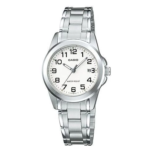 Casio Classichands Series Analog Stainless Steel Watch - Silver