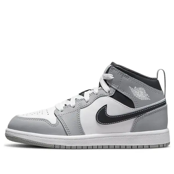 JORDAN 1 Mid "light Smoke - Grey