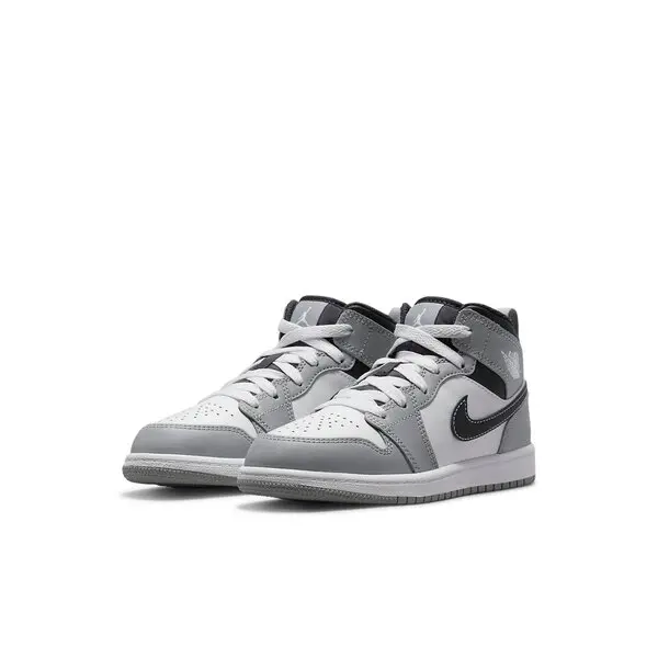 JORDAN 1 Mid "light Smoke - Grey